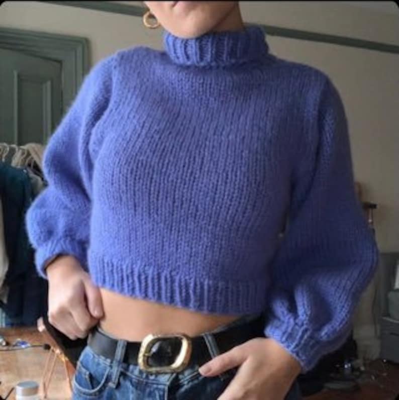 Easy Knitting Pattern Tilly Turtle Sweater Unisex Jumper - Etsy