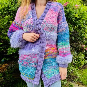Long Cardigan Knitting Pattern | Chunky Knitting | Dream Cardi | Easy ...