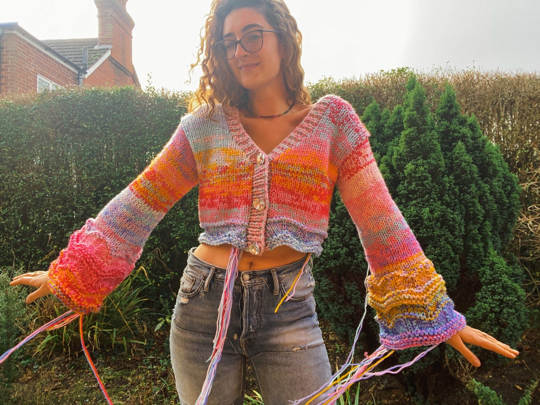 Easy Knit Cardigan Pattern - Let It Go Cardigan - Beginner Friendly ...