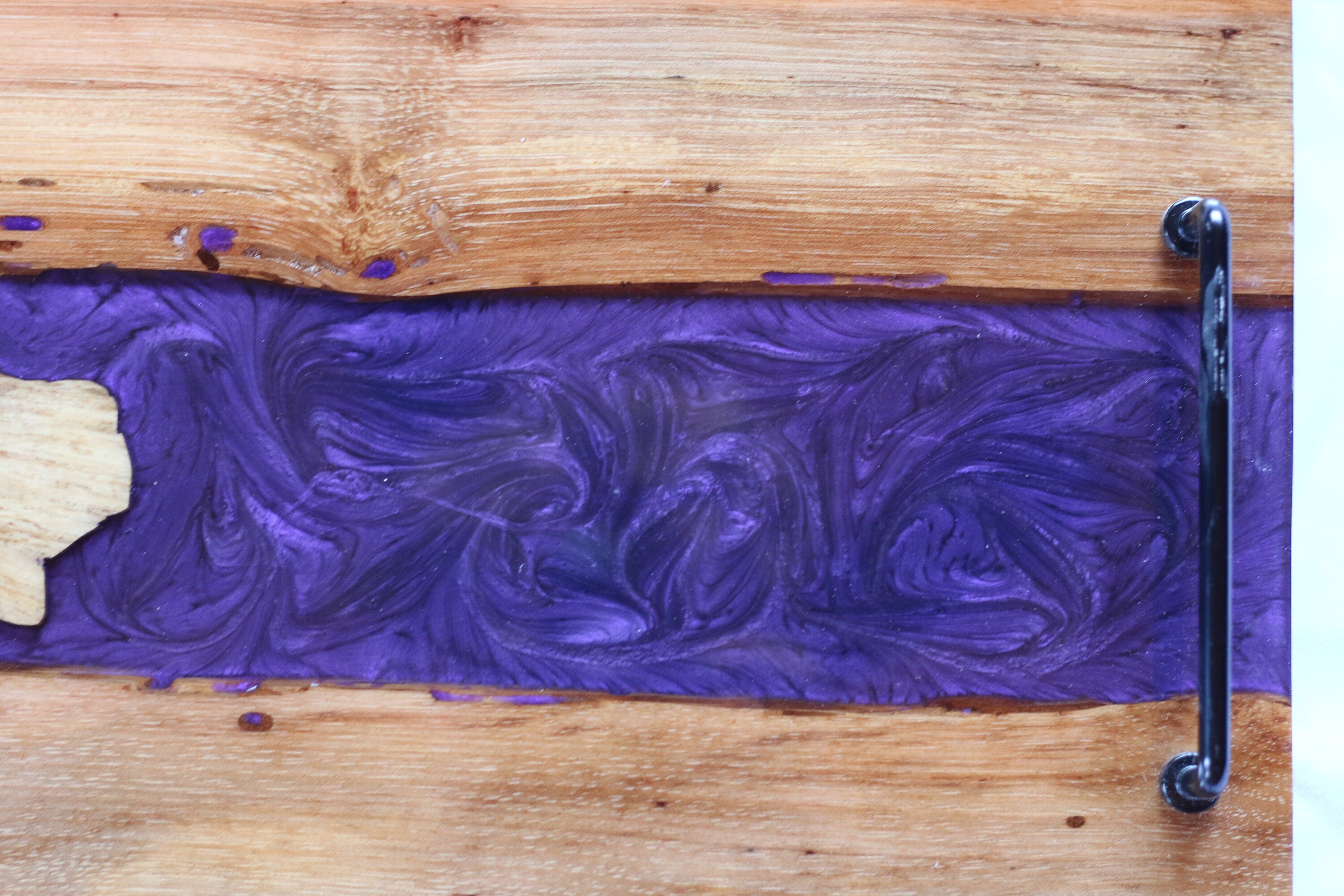 Handcrafted Pecan and Epoxy Resin River Serving Tray /charcuterie Board ...
