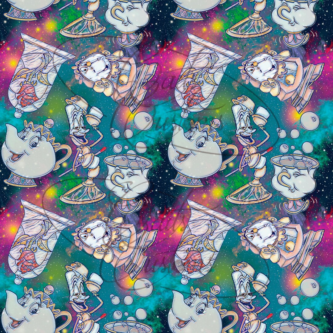 Enchanted Galaxy Seamless Pattern - Etsy