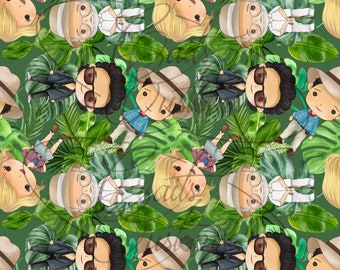Jurassic Park Seamless Pattern - Etsy