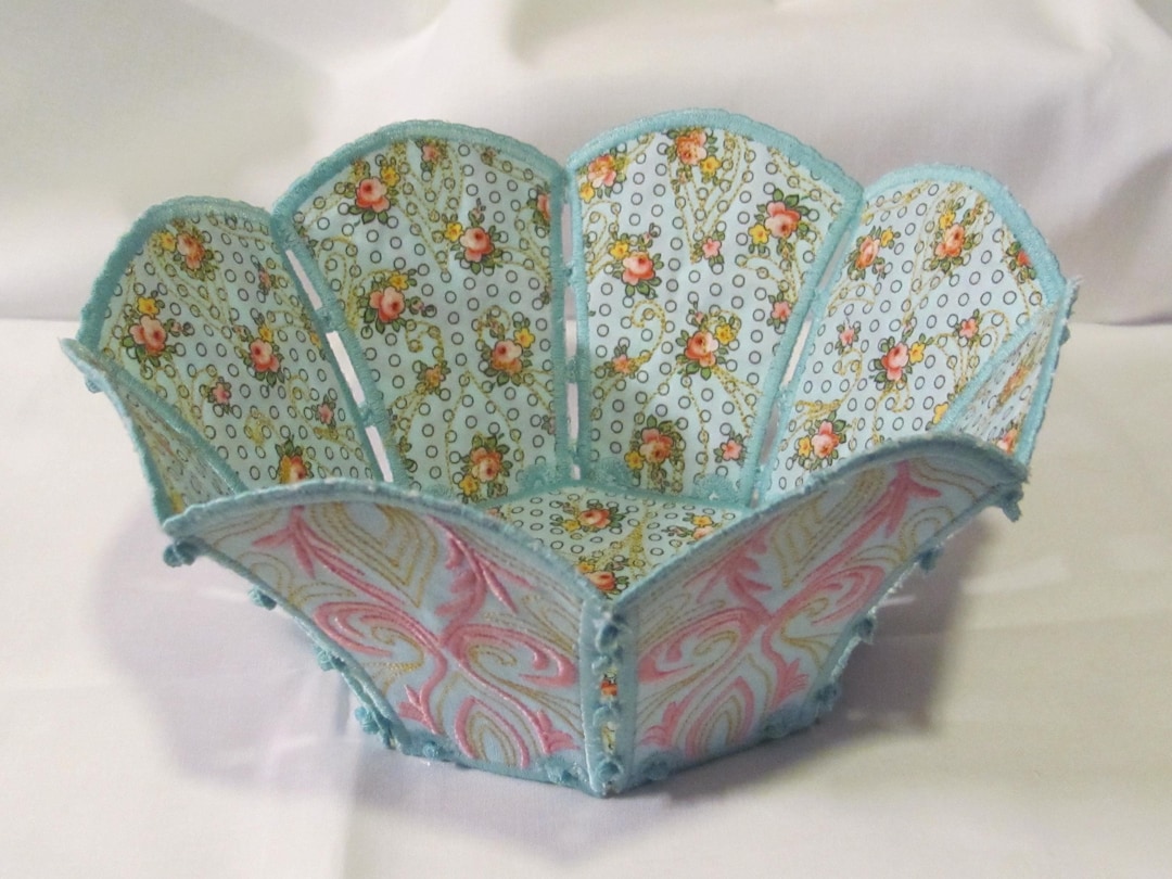 Decorative Embroidered Bowls - Etsy