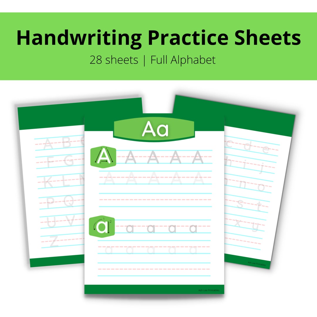 Alphabet Tracing Worksheet | ABC Letter Tracing Digital Download ...