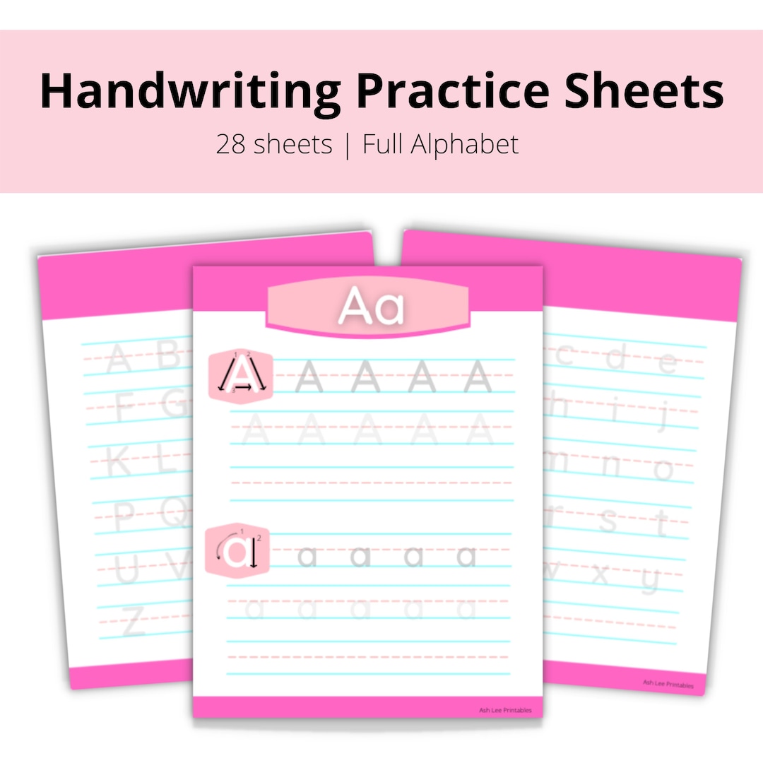 Alphabet Tracing Worksheet | ABC Letter Tracing Digital Download ...