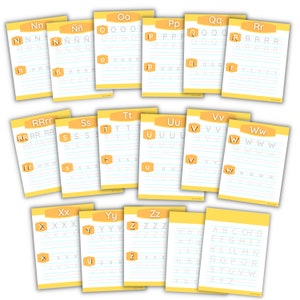 SPANISH Alphabet Tracing Worksheet | Letter Tracing Digital Download ...