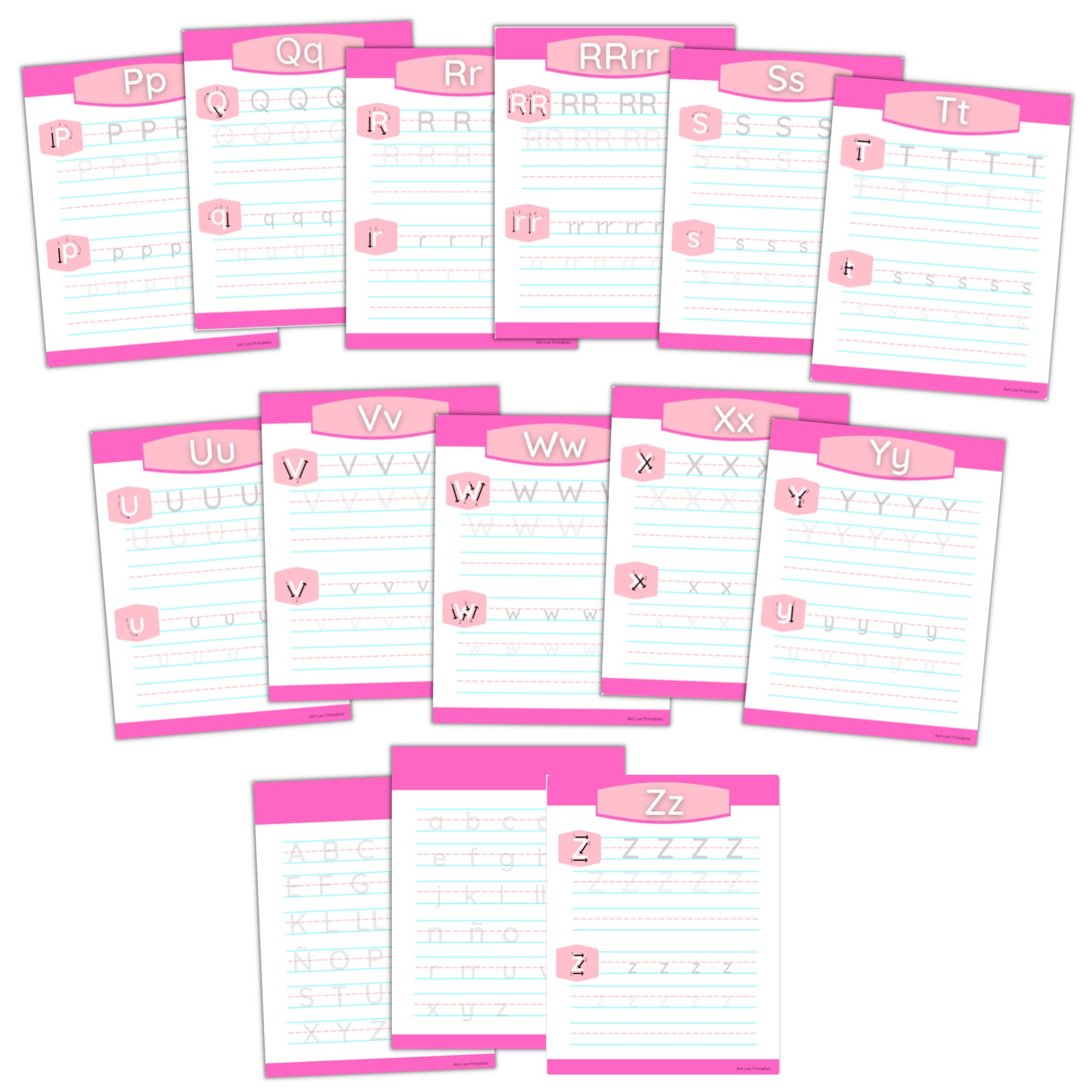 SPANISH Alphabet Tracing Worksheet | Letter Tracing Digital Download ...