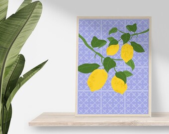 Amalfi Lemon Digital Download Print Printable Italy | Etsy