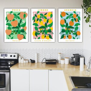 Set of 3 Italian Fruits Digital Download Print | Printable | Italy ...