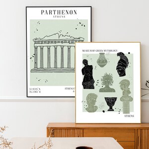 Green Greek Mythology | Ancient Greece Aesthetic Digital Download Print ...