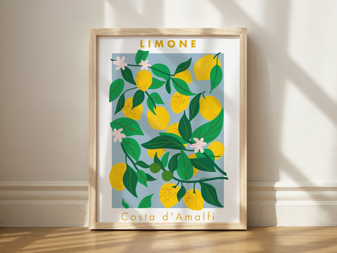 Amalfi Lemon Digital Download Print Printable Italy - Etsy