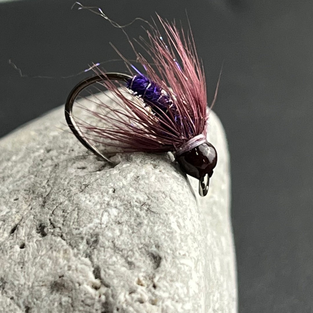 Pheasant Tail Soft Hackle Nymph | Purple | Hook Size 12 - Etsy