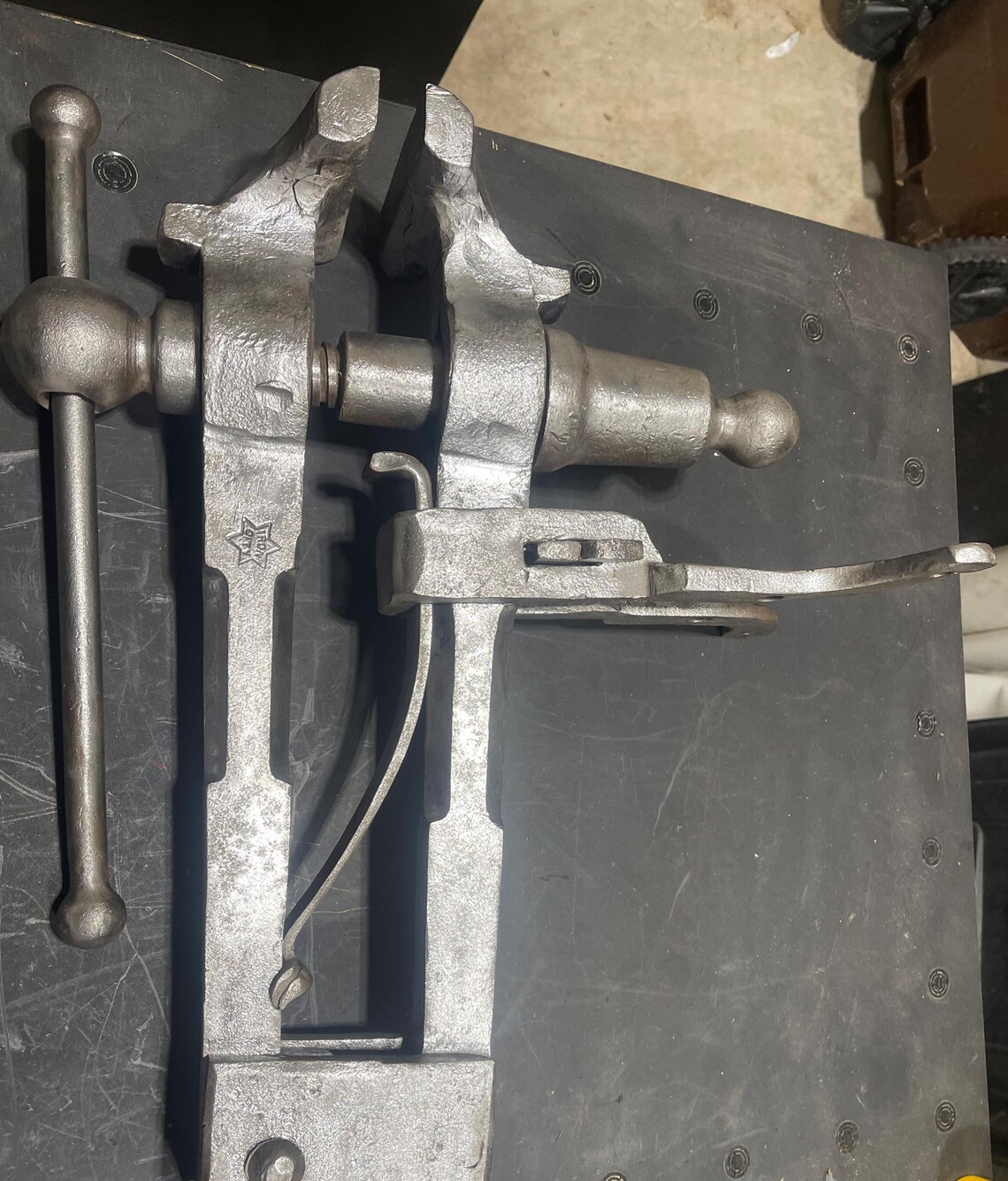 Vintage Iron City Blacksmith Vice Industrial Tool for Blacksmithing ...