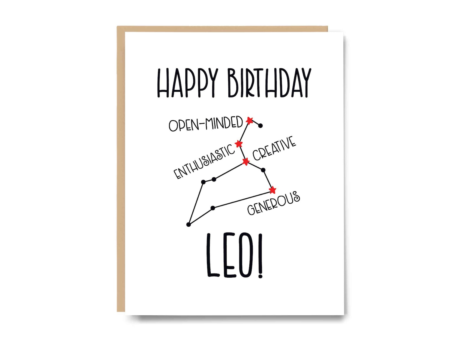 Leo Birthday Card August Birthday Gift Leo Zodiac Leo | Etsy