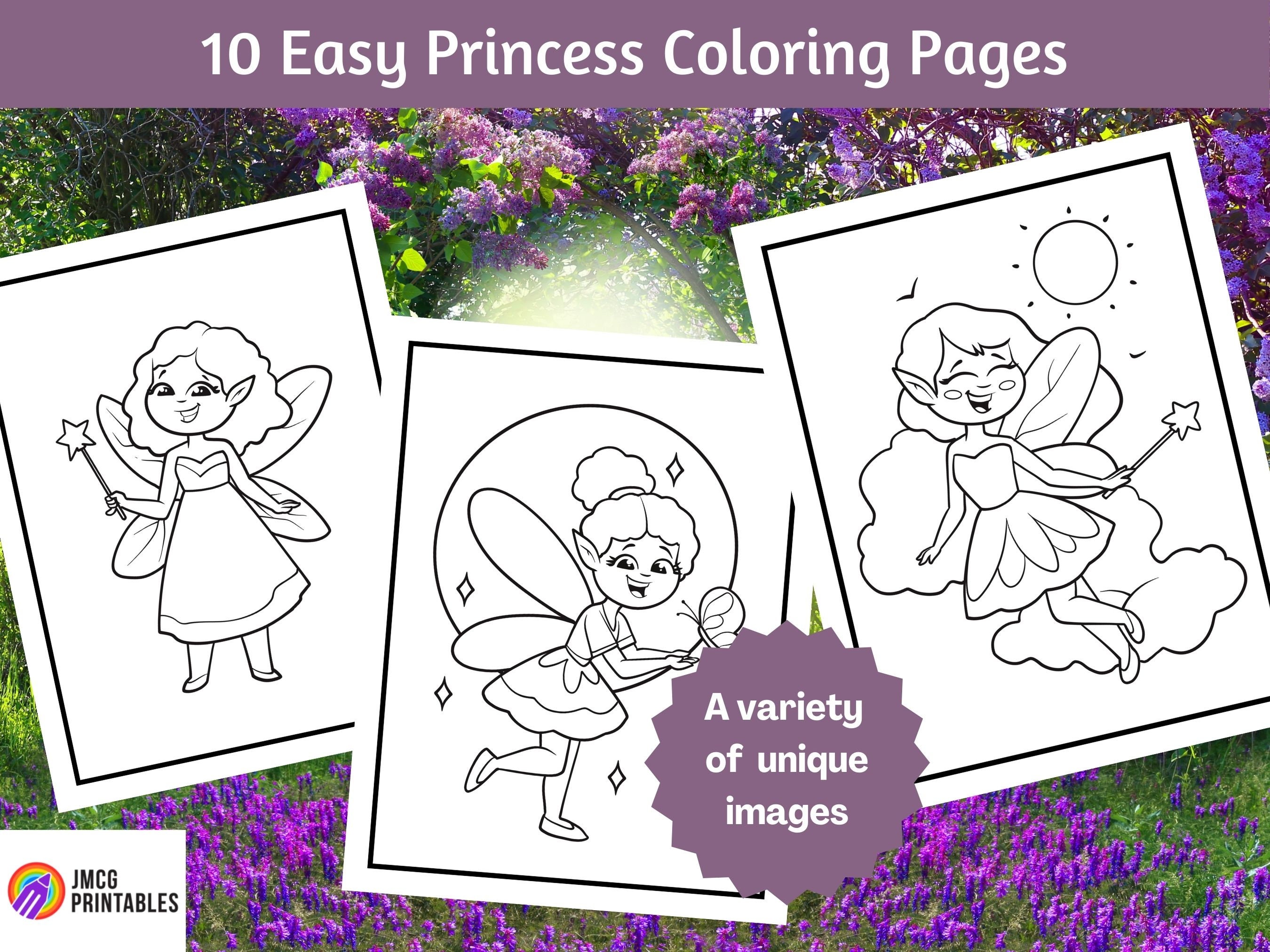 10 Pretty, Magical, Fairy Coloring Pages for Kids - Fairy Colouring ...
