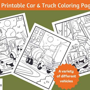 10 Awesome Car and Truck Coloring Pages for Kids - Volume 2, Car ...