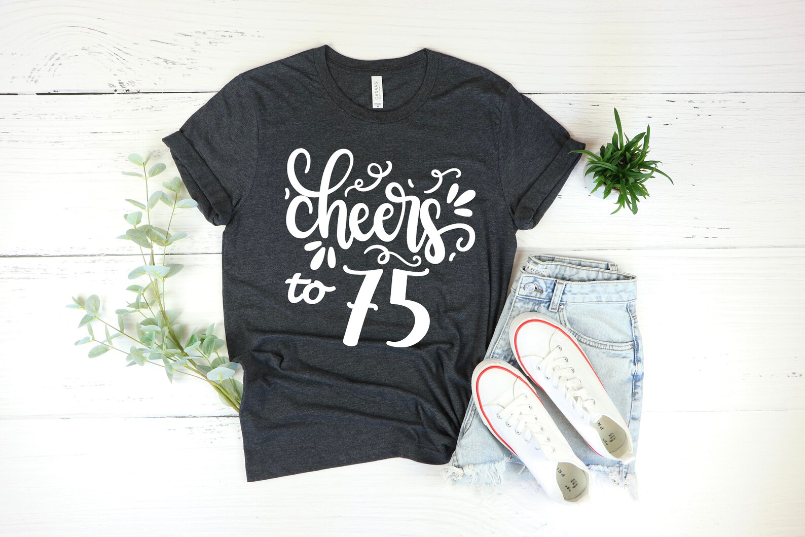 75 Cheers 75th Birthday Gift Ideacheers to 75 Shirt 75th - Etsy