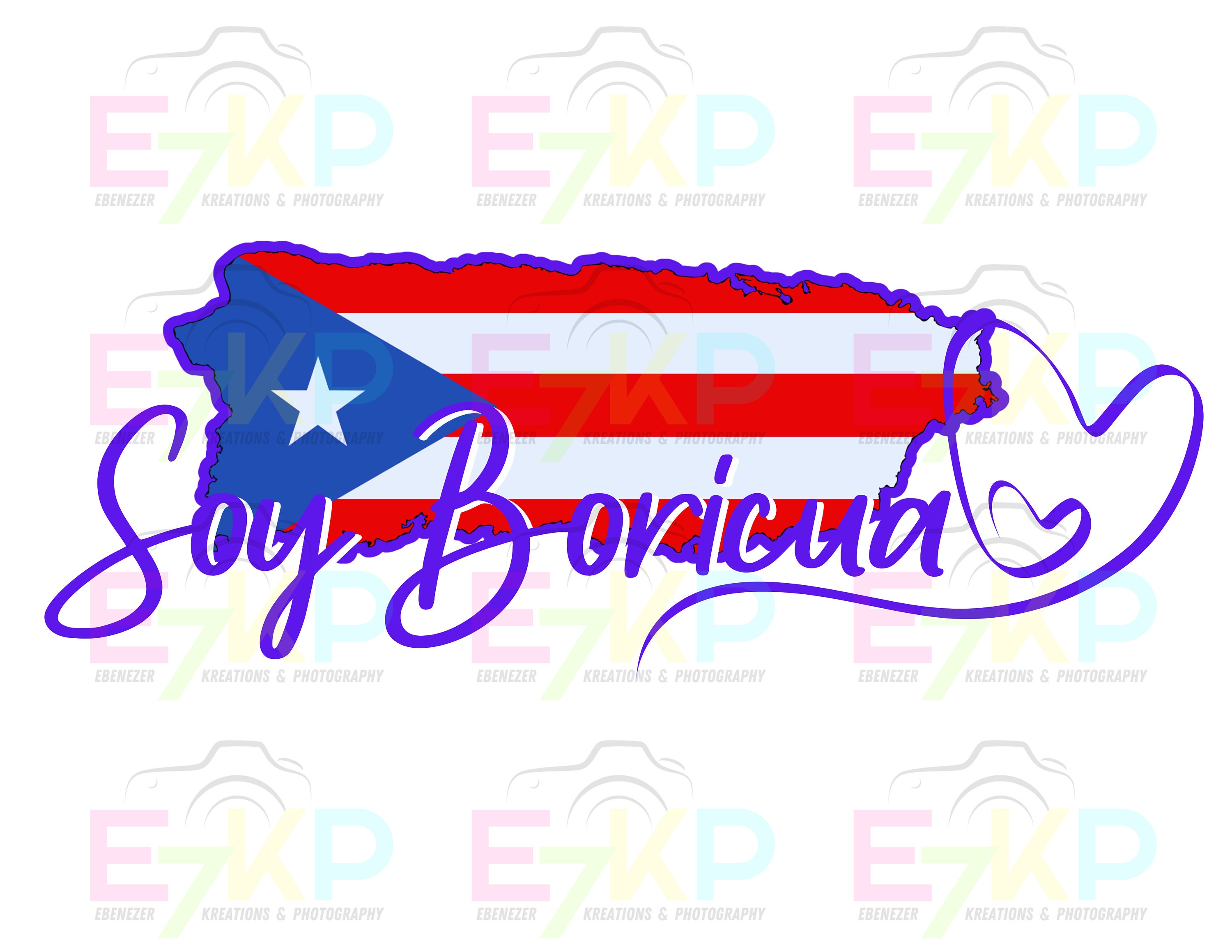 NEW Puerto Rico Purple PNG, Sublimation, Digital - Etsy