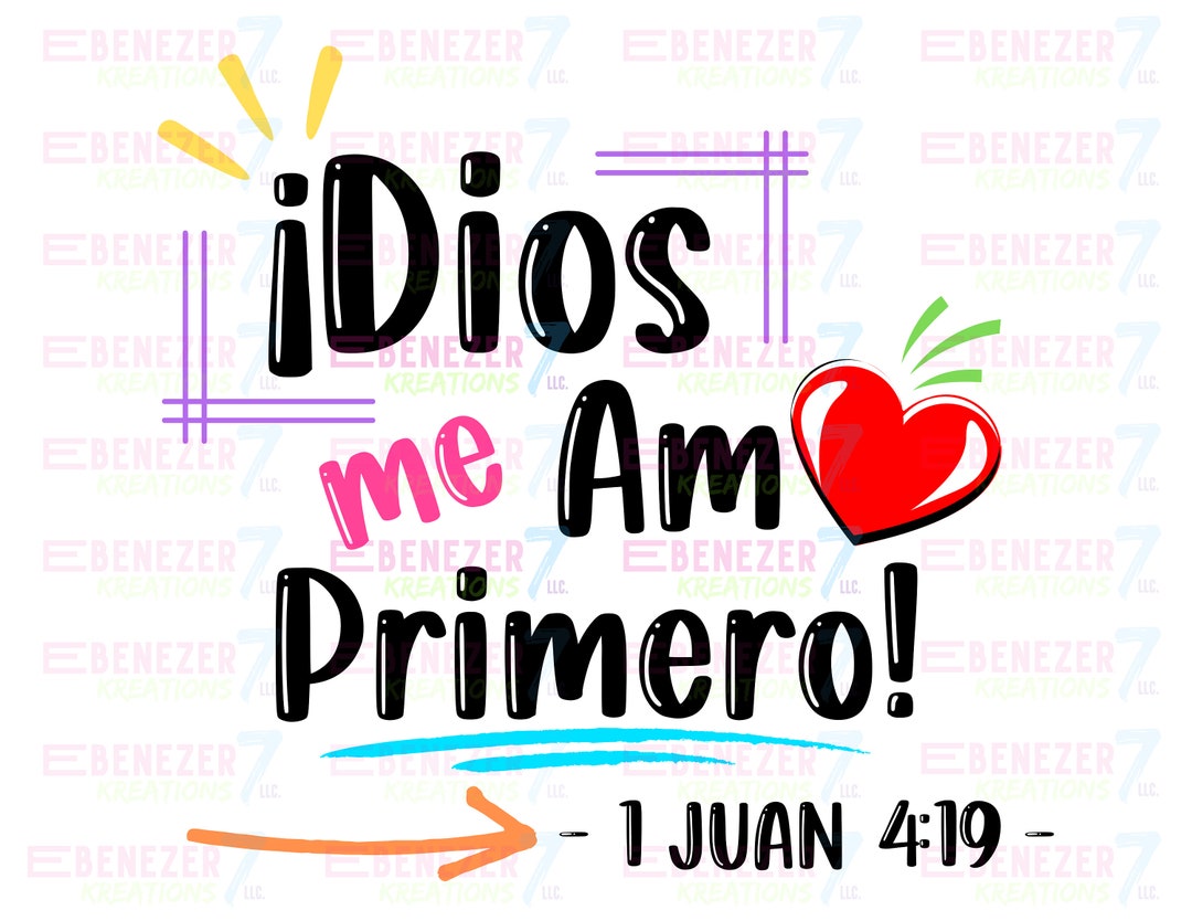 Dios Me Amo Primero PNG Sublimation - Etsy