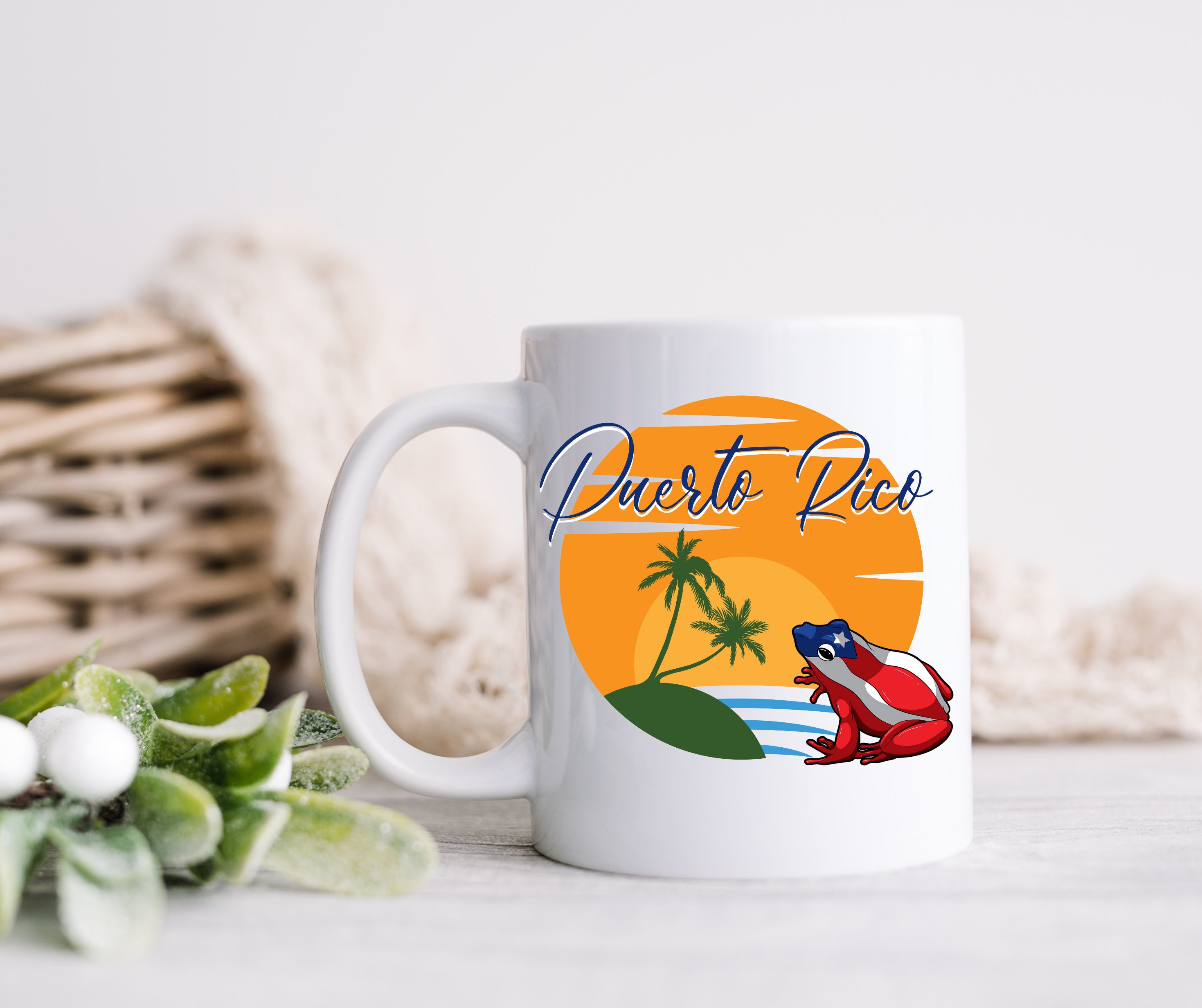 Puerto Rico Sun Coffee Mug 12oz Dishwasher & Microwave Safe - Etsy
