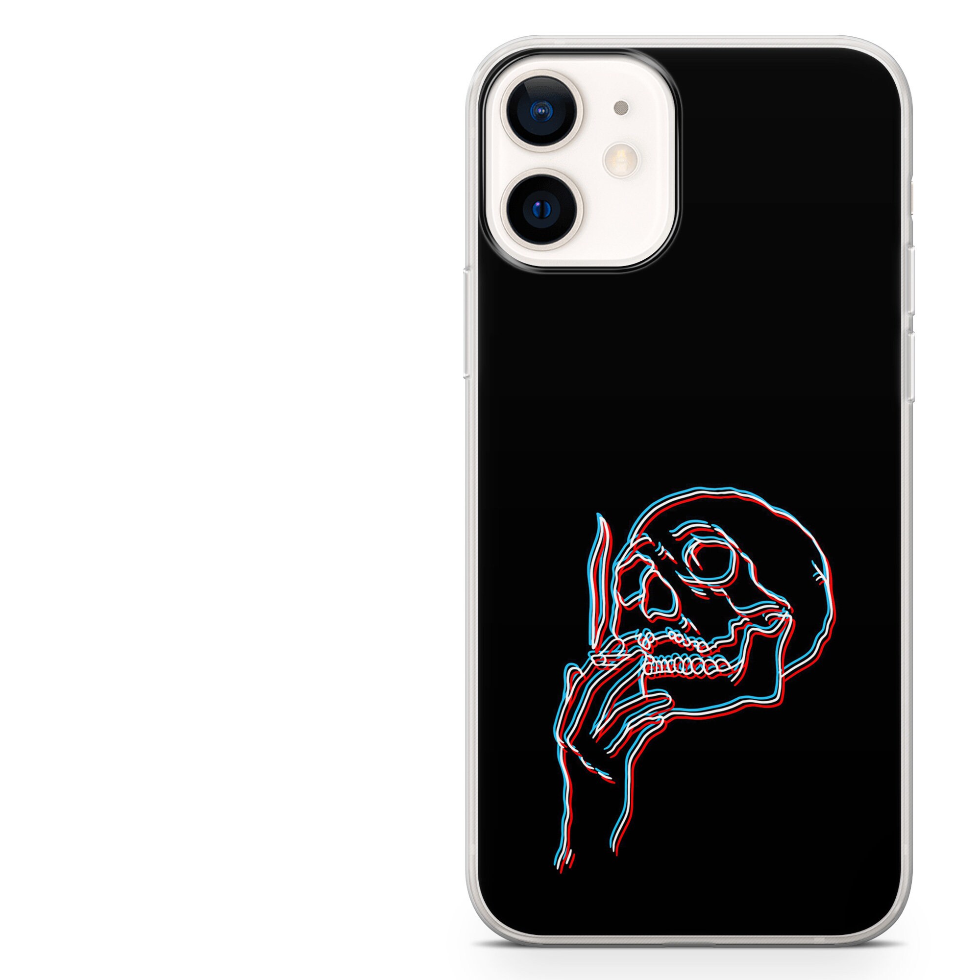 Marijuana Psychedelic Phone Case, Smoking Glitch Effect Stoner Cover ...