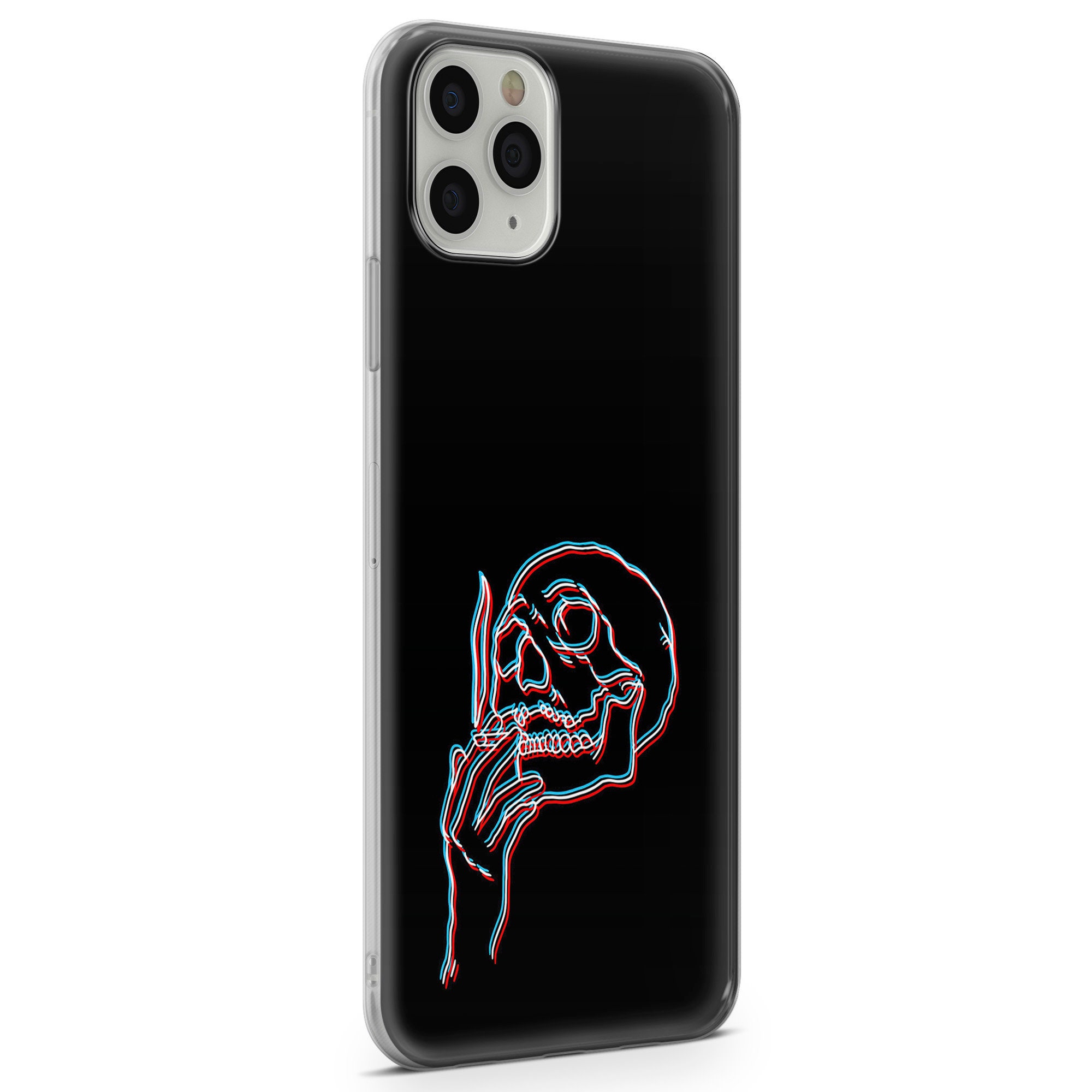 Marijuana Psychedelic Phone Case, Smoking Glitch Effect Stoner Cover ...