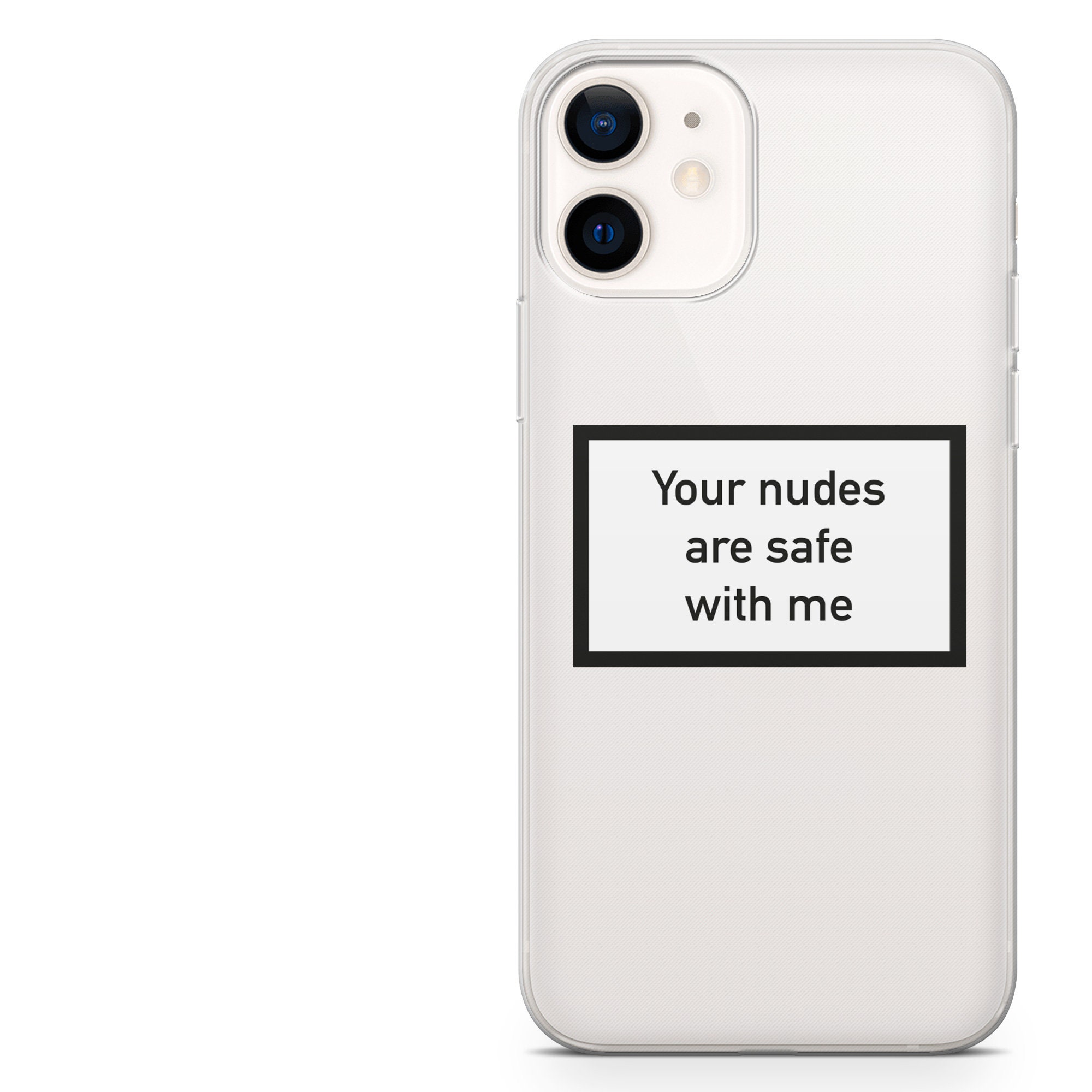 Aesthetic Quote Phone Case Transparent Funny Minimalistic Cover for ...