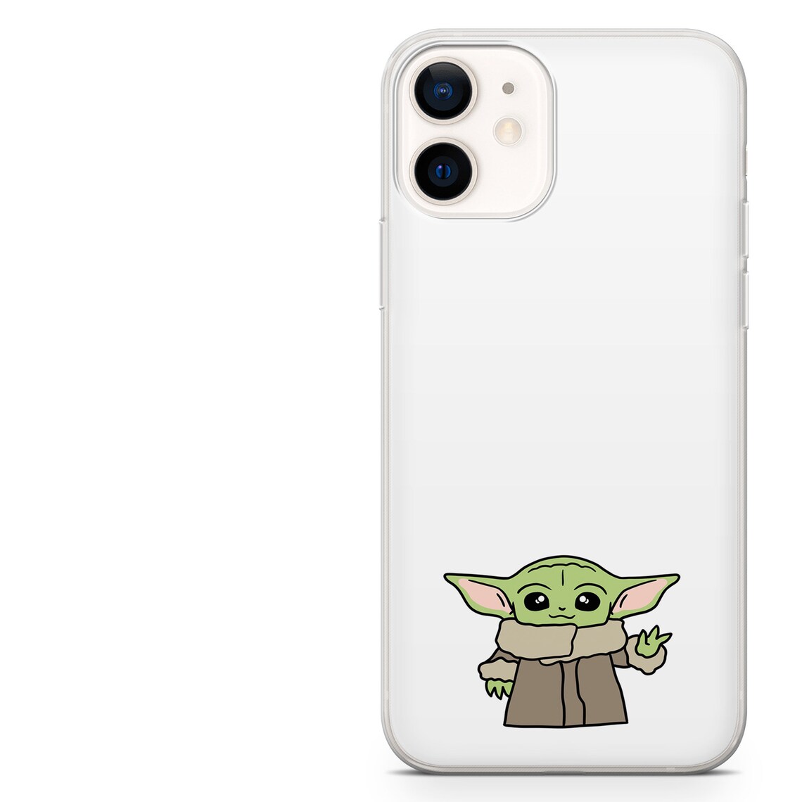 Baby Yoda Phone Case Cute Star Wars Minimalistic Cover for - Etsy
