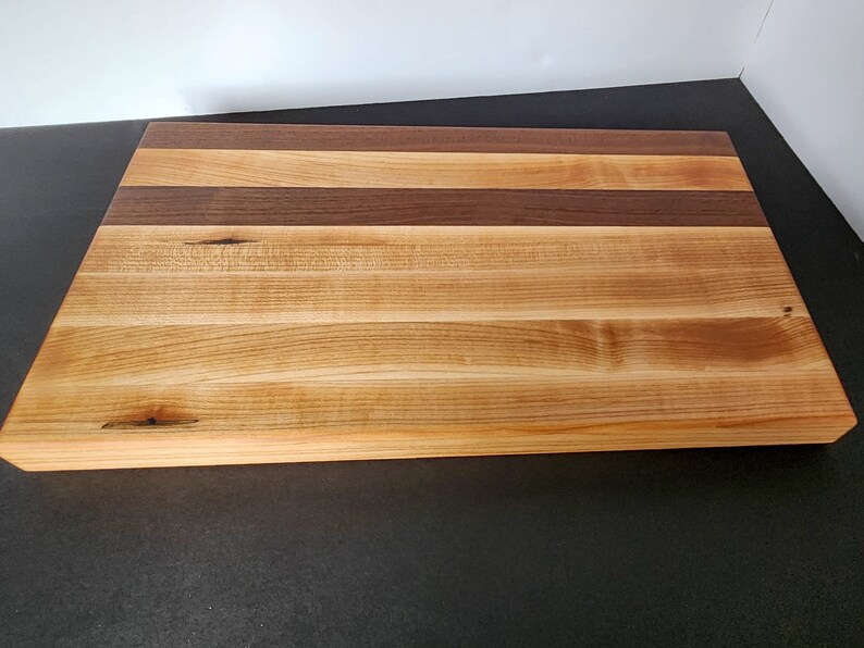 Classic Maple and Walnut Butcher Block - Etsy