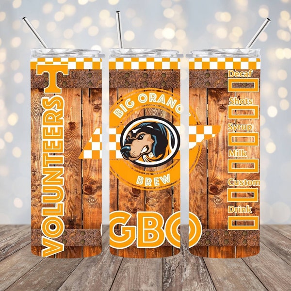 Tn Vols Sublimation Tumbler - Etsy