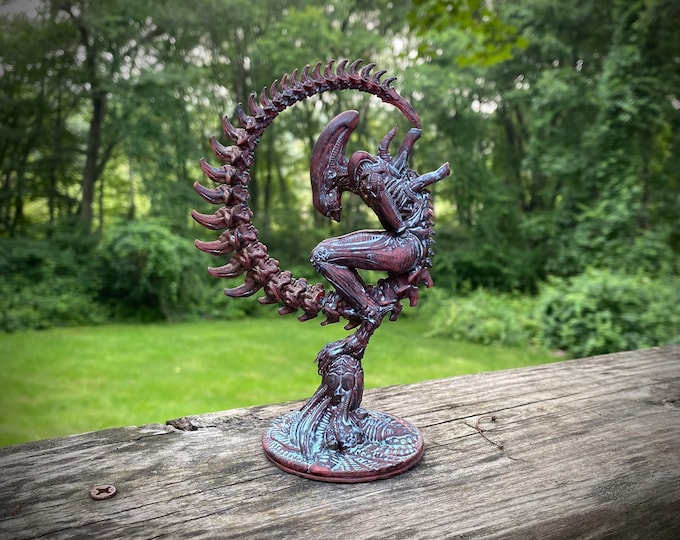 Xenomorph Collectible Statue - Blue Rust Display Model - Etsy