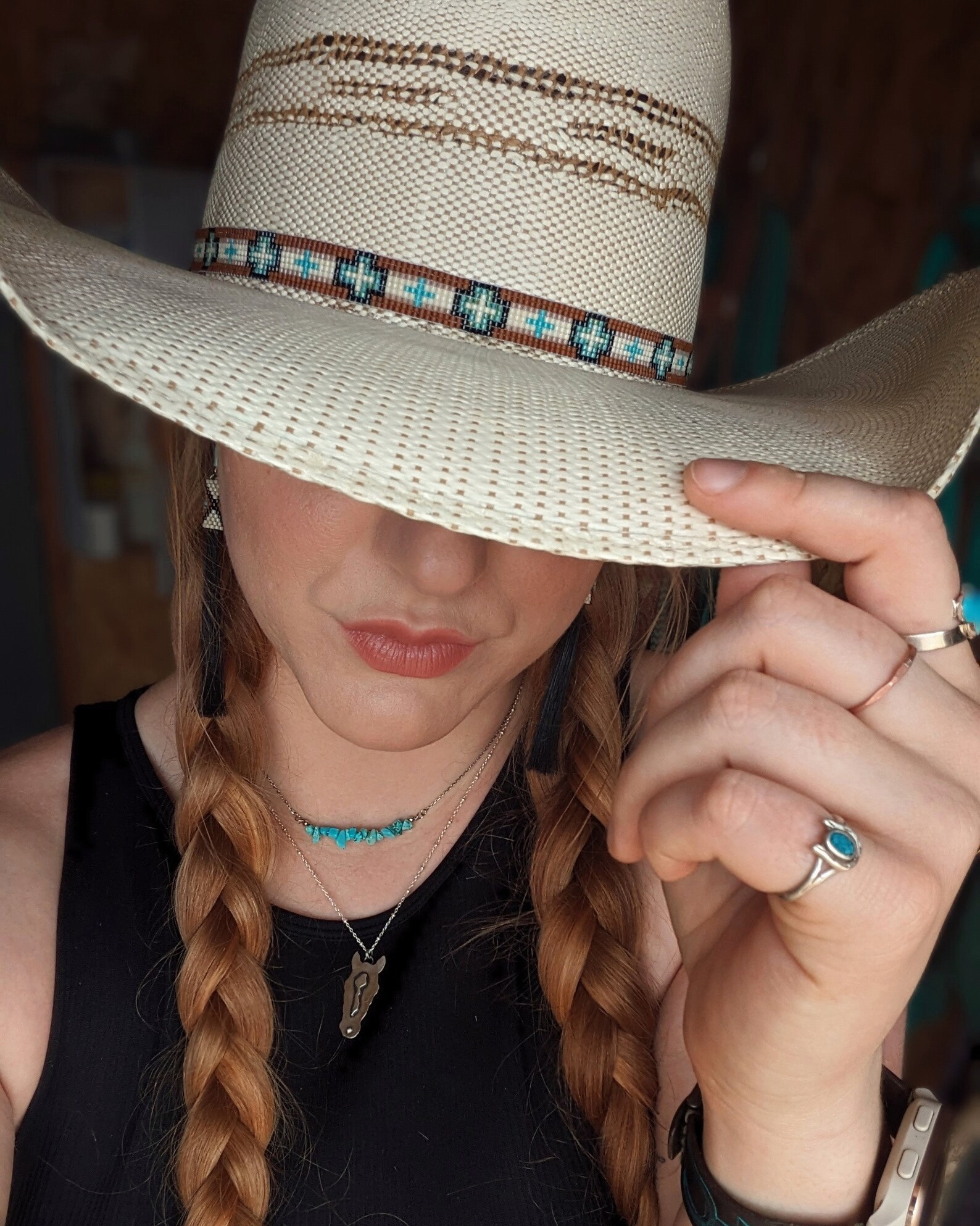 The Chico Beaded Western Hatband - Etsy