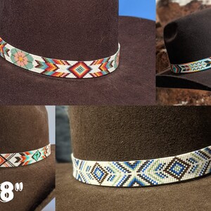 Custom Beaded Hatband Made to Order - Etsy