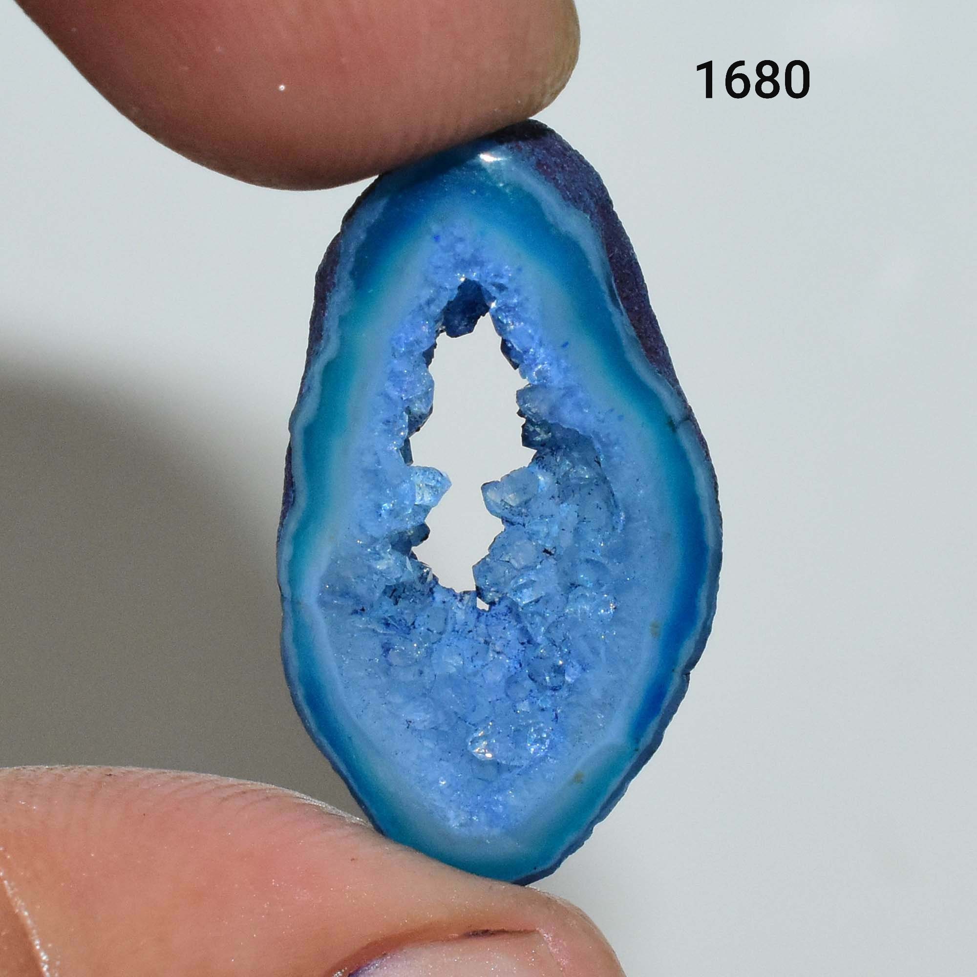 Tinted Agate Window Druzy Cabochon, Agate Window Druzy Gemstone, Agate ...