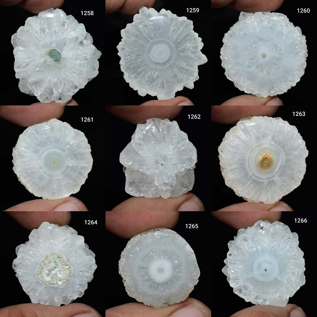 Awesome White Solar Quartz Slice Cabochon, Solar Quartz Gemstone Use ...