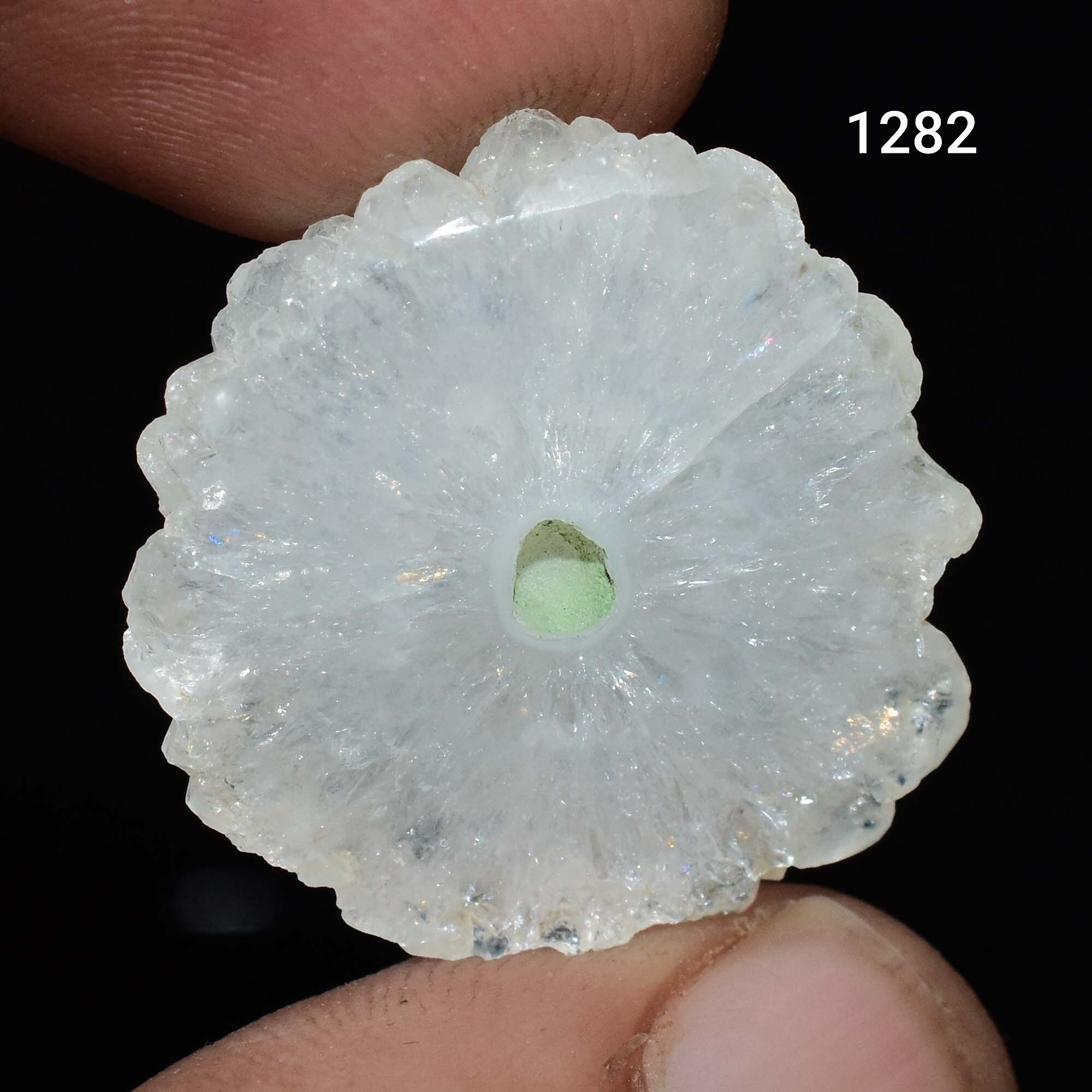 Wonderful White Solar Quartz Slice Cabochon, Solar Quartz Gemstone Use ...
