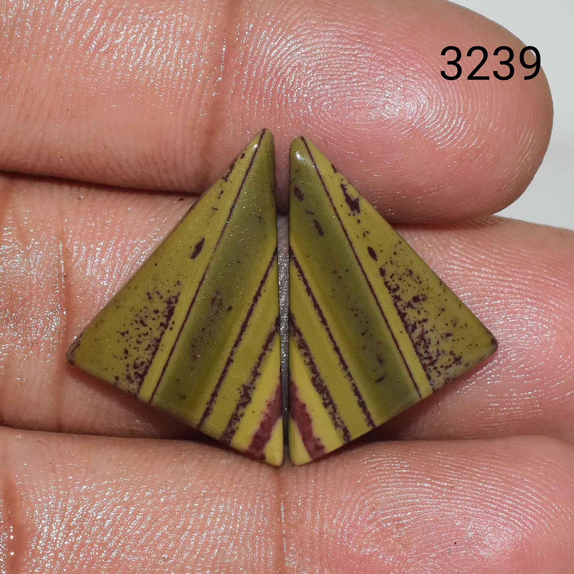 Classic Designer Imperial Jasper Gemstone Pair Natural - Etsy