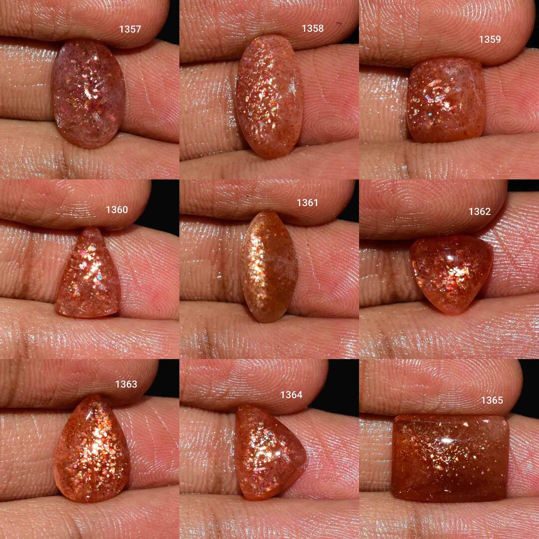 Wonderfull Sunstone Cabochon, Natural Sunstone Gemstone, Loose Sunstone ...