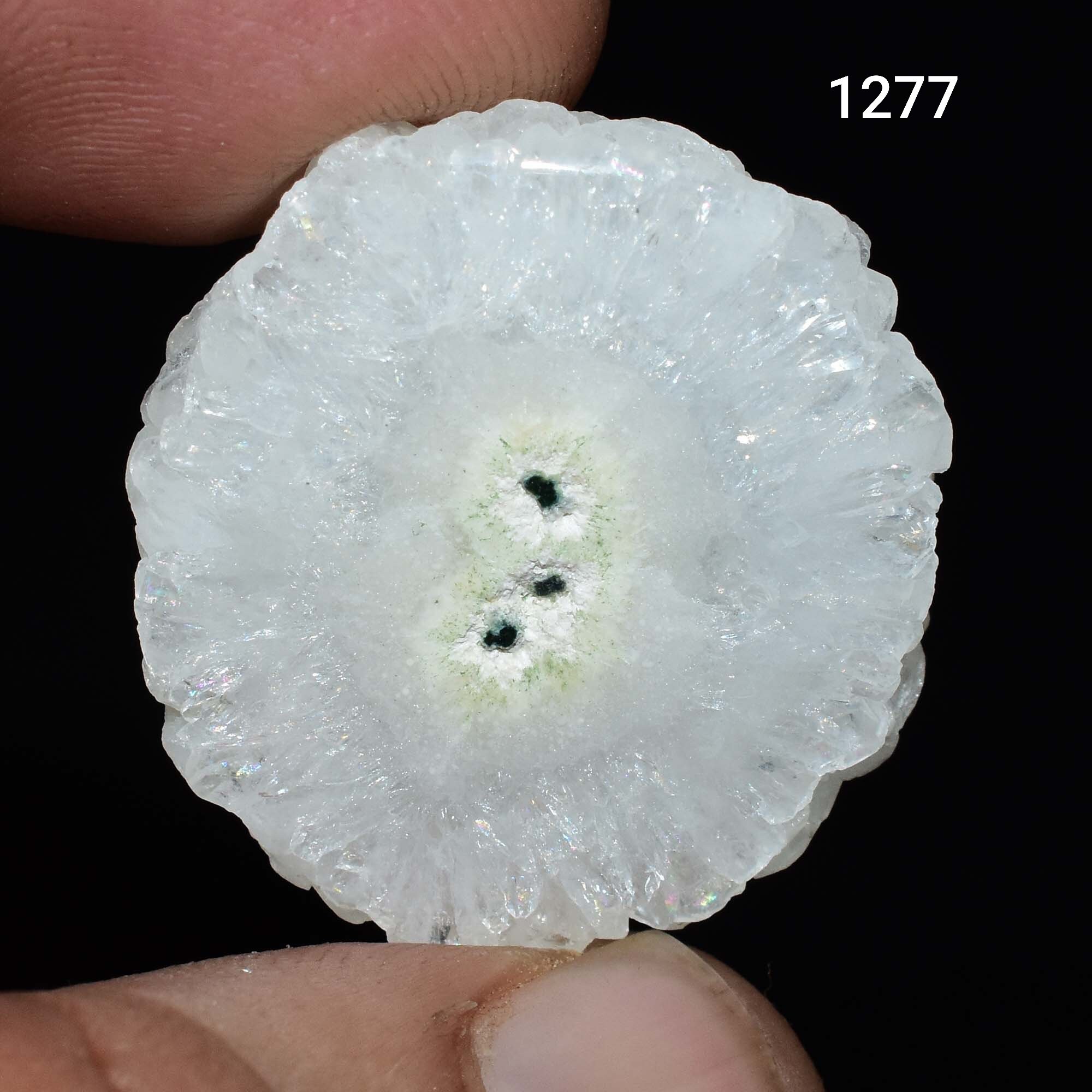 Wonderful White Solar Quartz Slice Cabochon, Solar Quartz Gemstone Use ...