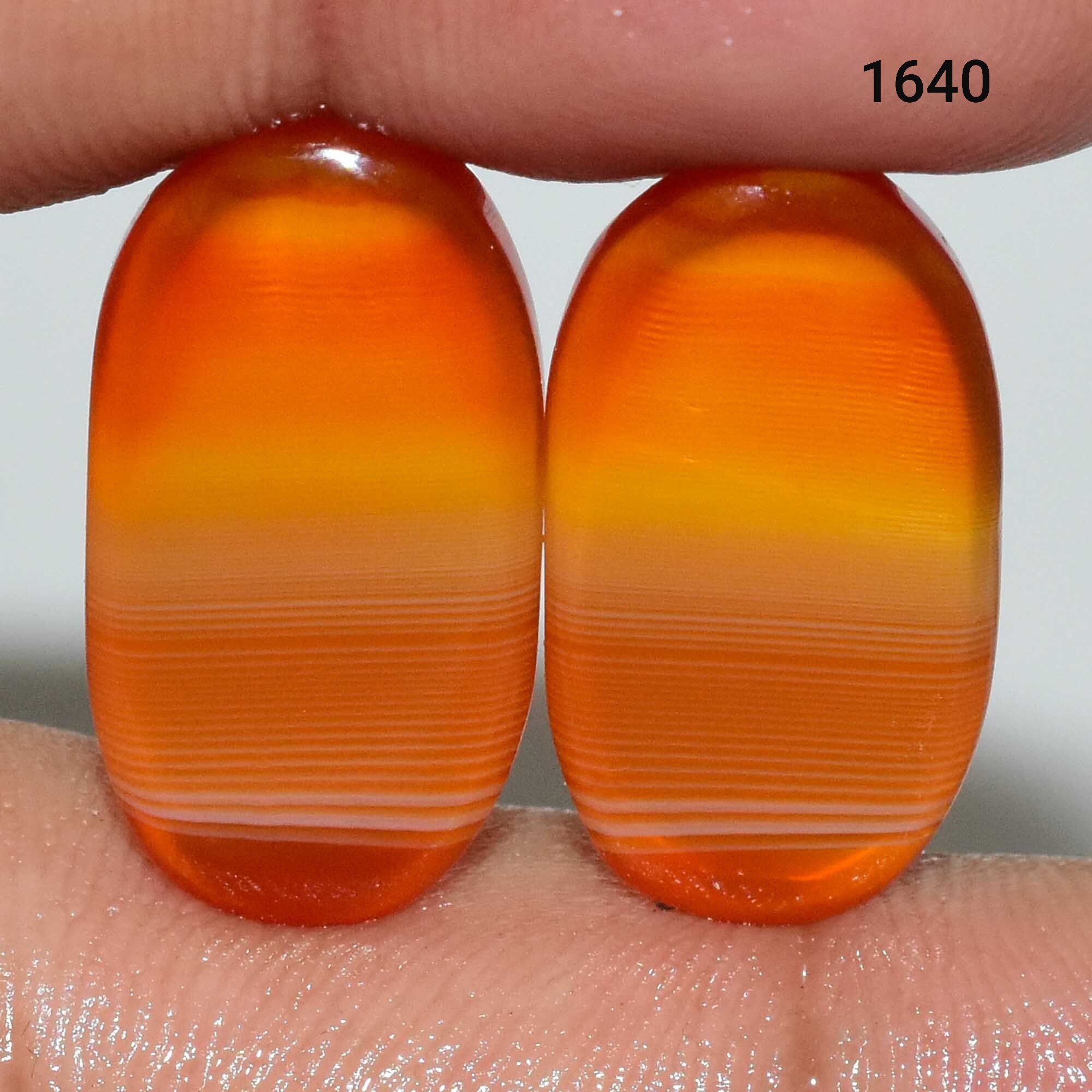 Top Grade Red Montana Agate Pair Cabochon Natural Montana - Etsy