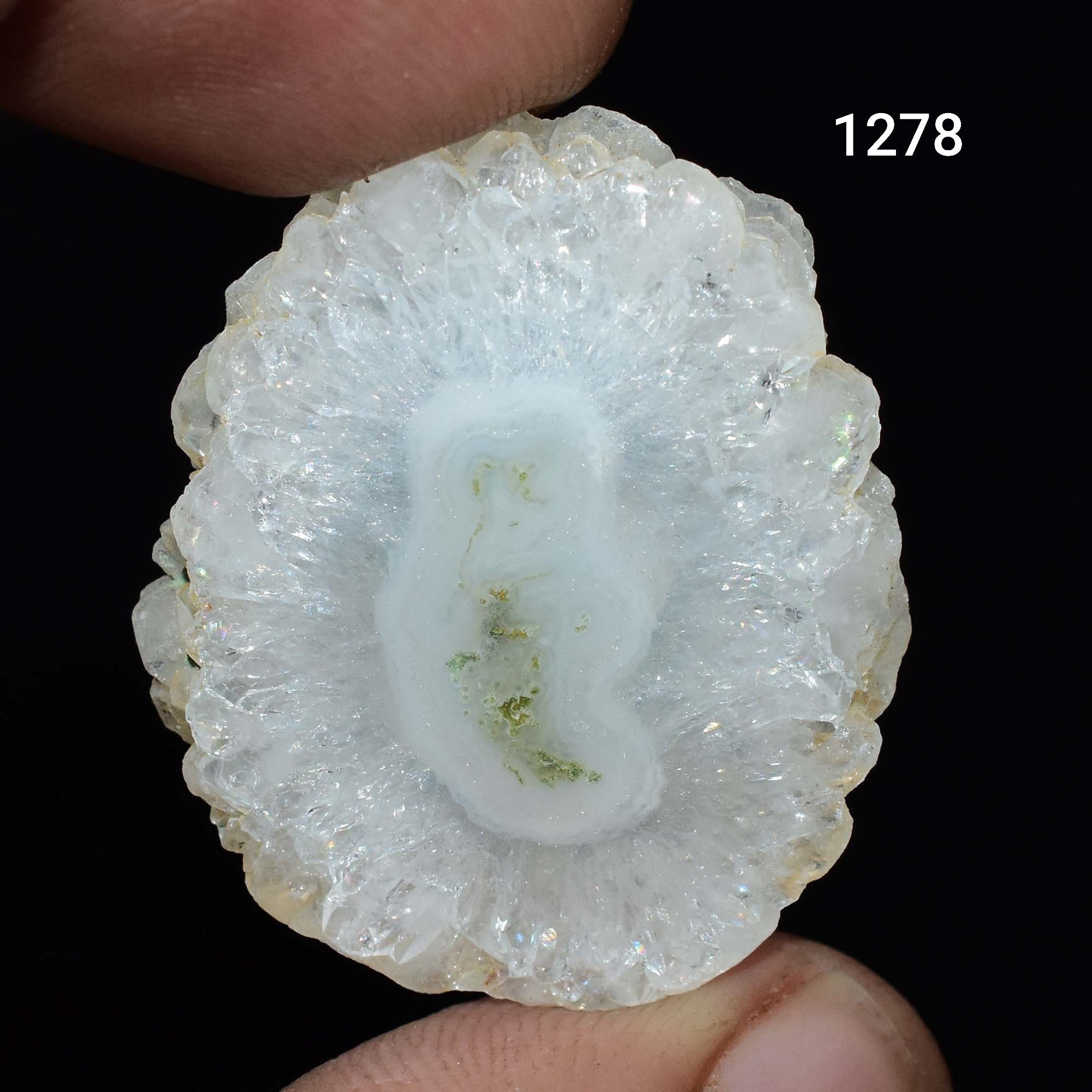 Wonderful White Solar Quartz Slice Cabochon, Solar Quartz Gemstone Use ...