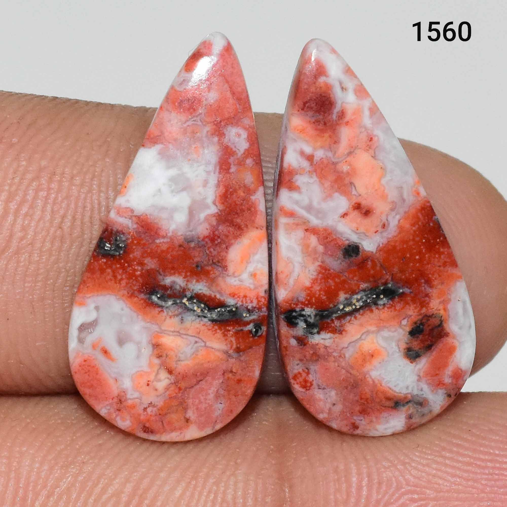 Natur Designer Rosita Jaspis Edelstein Paar, Natur Rosita Jaspis ...