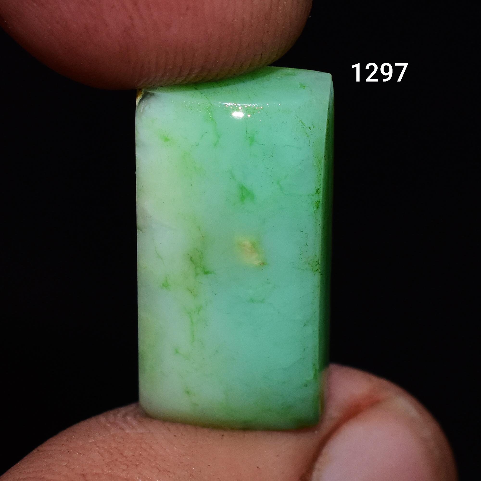 A One Quality Chrysopras Edelstein, Natürlicher Chrysopras Cabochon ...