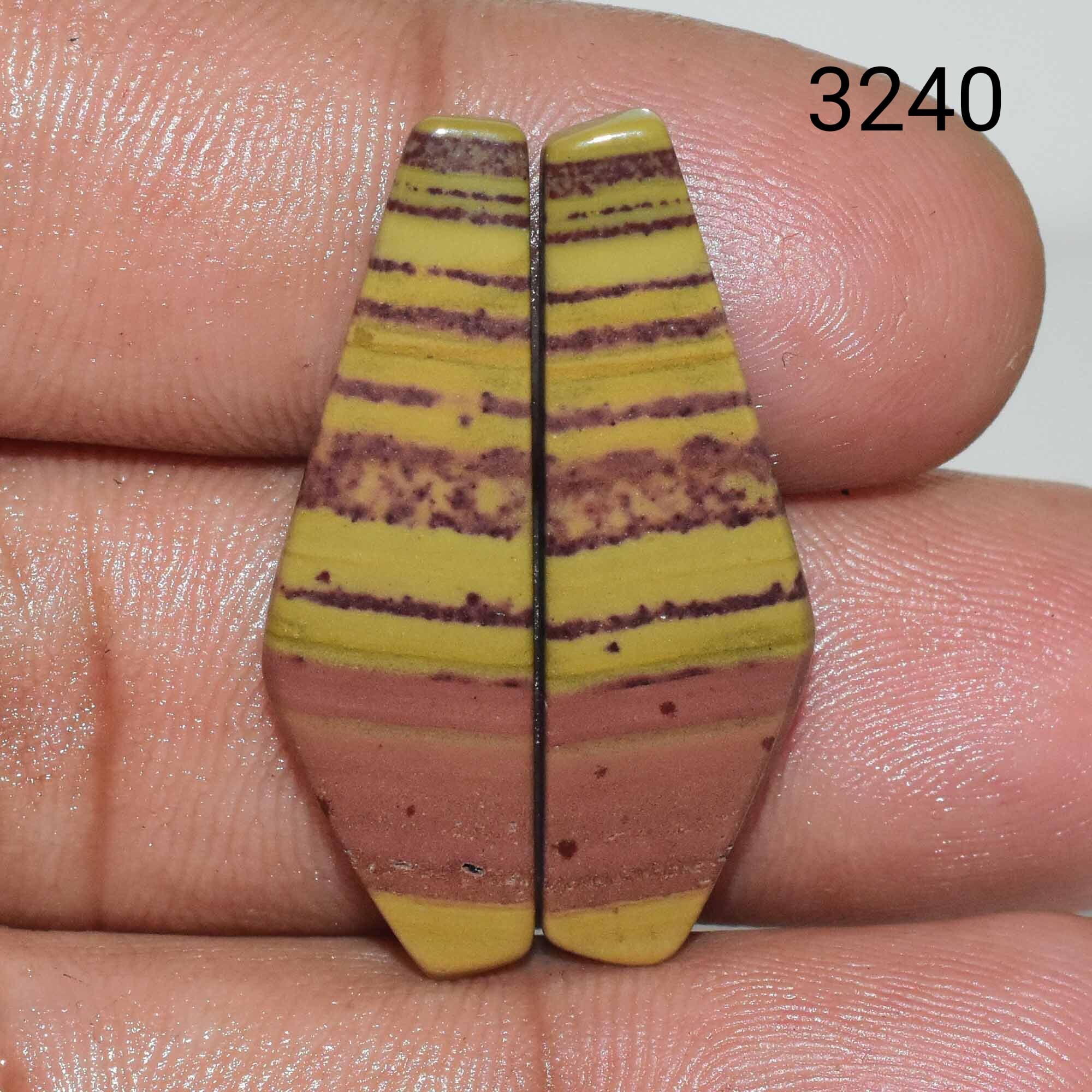 Classic Designer Imperial Jasper Gemstone Pair Natural - Etsy