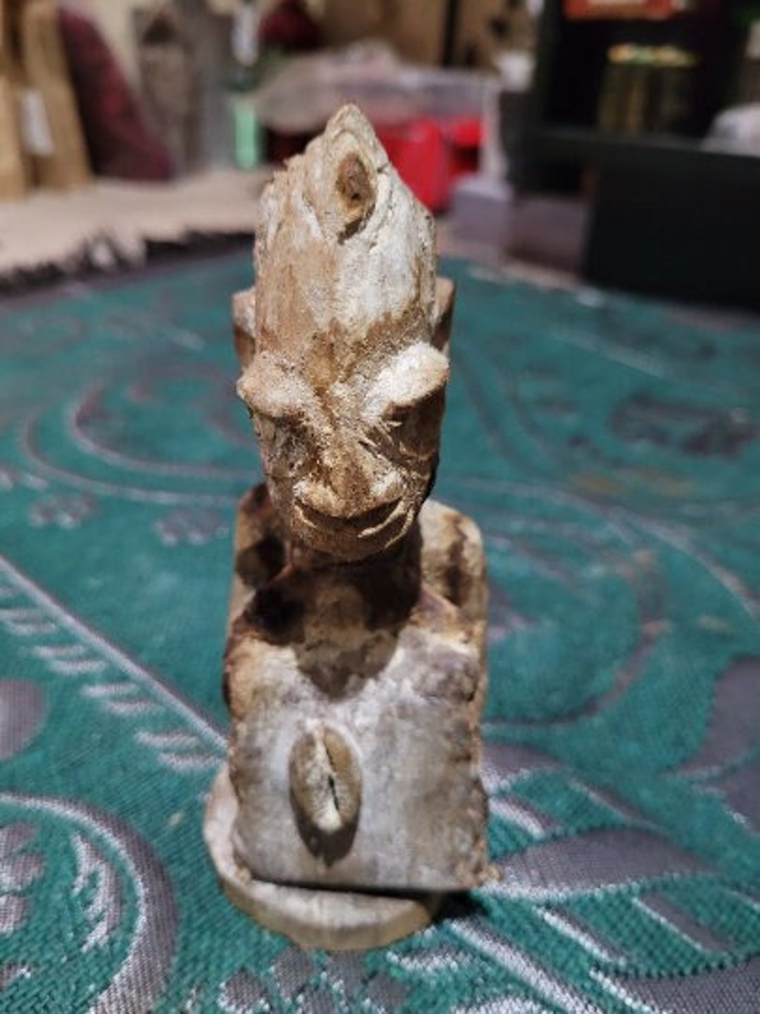 Consecrated Wooden Statue With Talisman voodoo Doll - Etsy