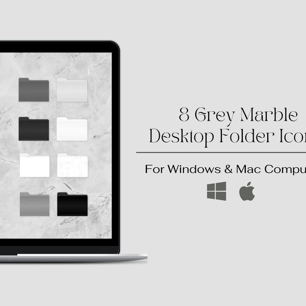 Marble Desktop - Etsy