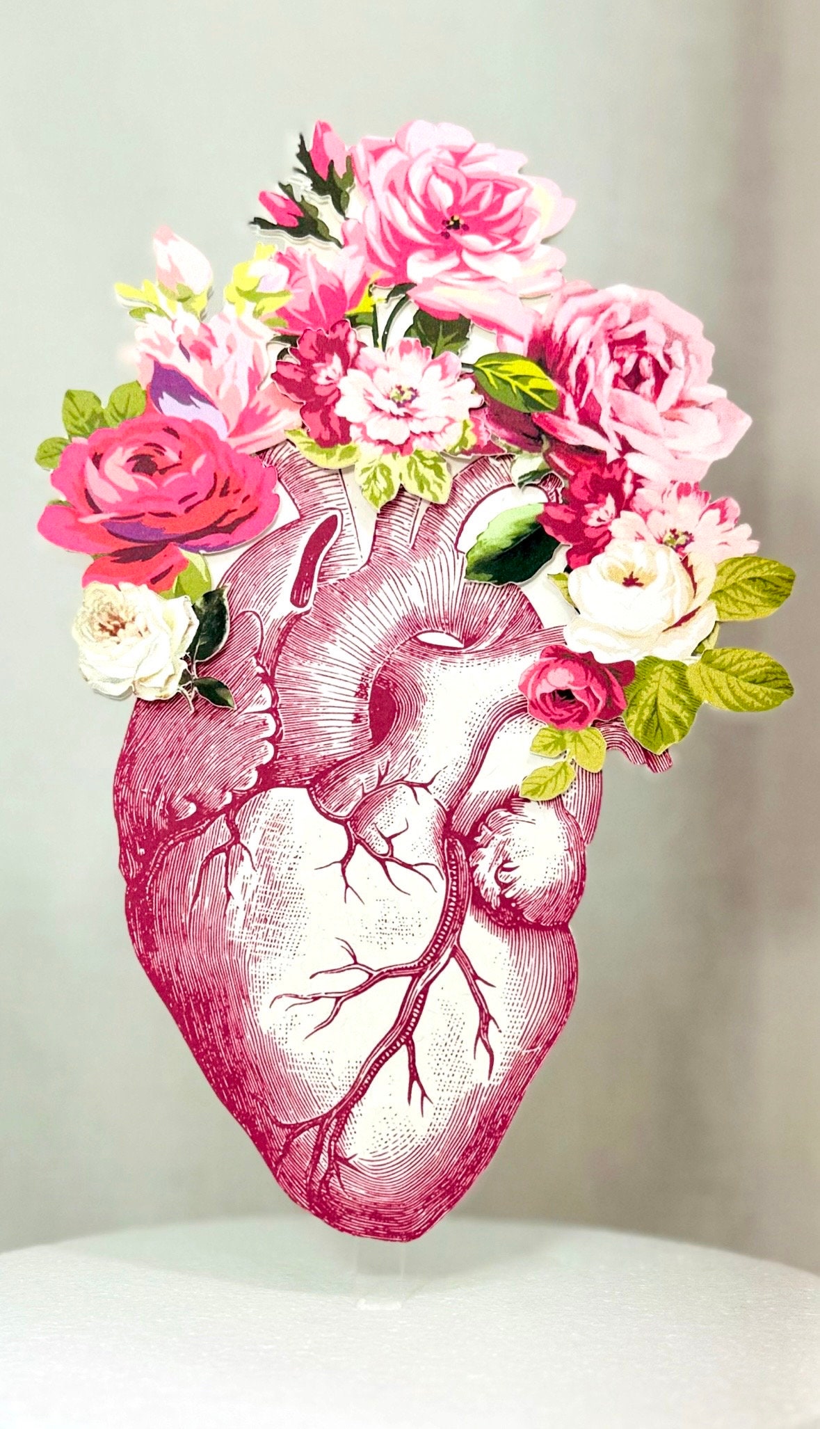 Anatomical Heart Cake Topper - Etsy