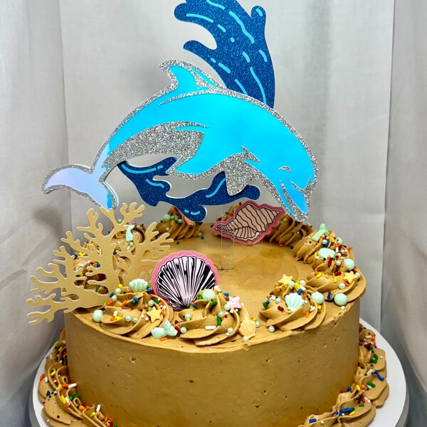 Dolphin Cake Topper - Etsy