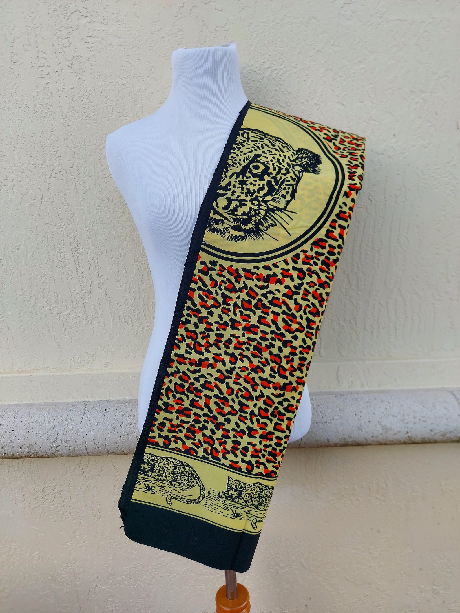 Yellow Leopard ibhayi. Idlozi fabric. African Spirituality | Etsy