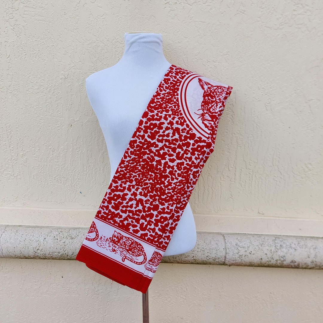 Red Leopard Ibhayi. Idlozi Fabric. African Spirituality Fabric. Ibhayi ...